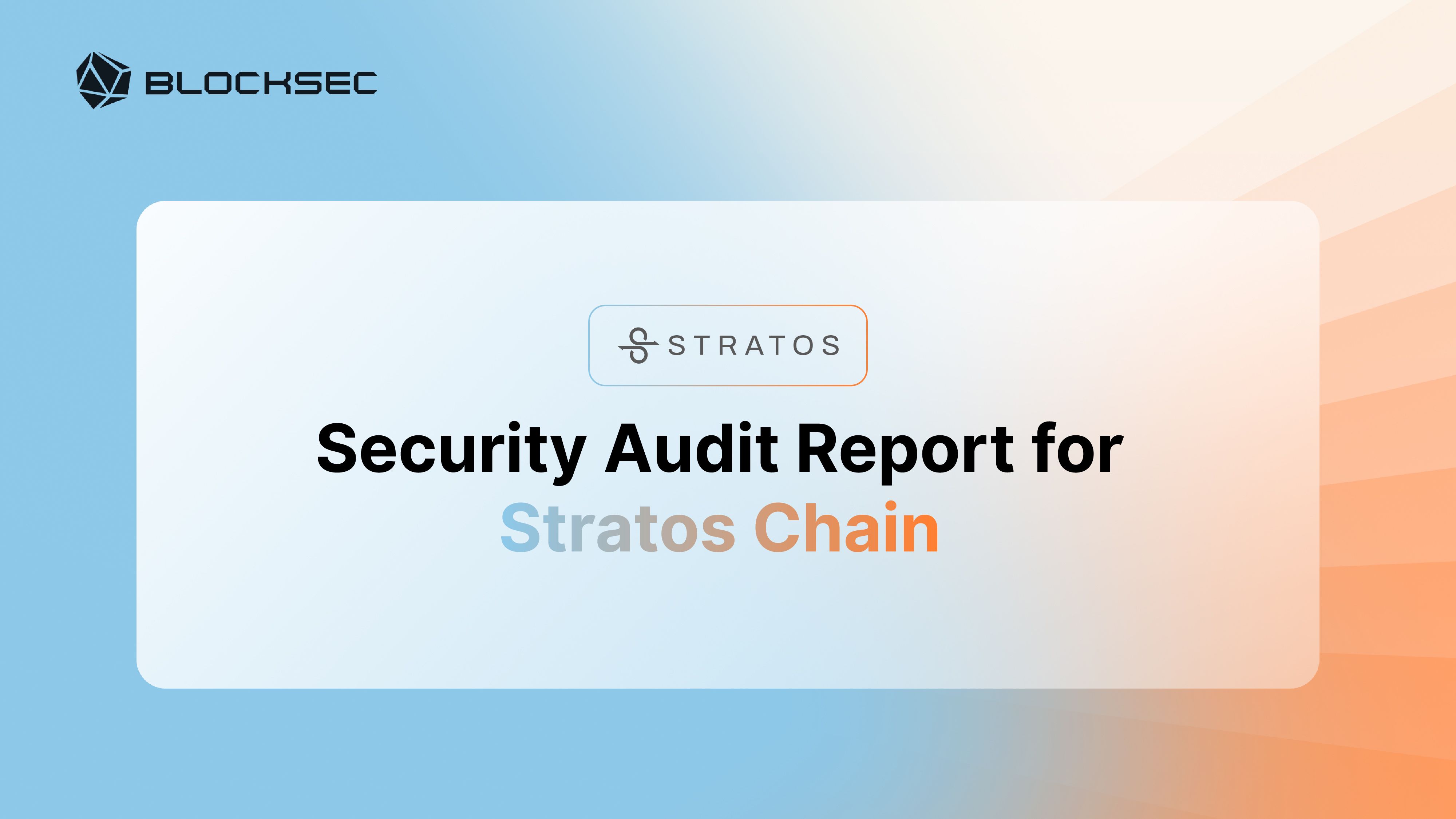 Security Audit Report for Stratos Chain and Stratos Decentralized ... Security Audit Report for Stratos Chain and Stratos Decentralized ...