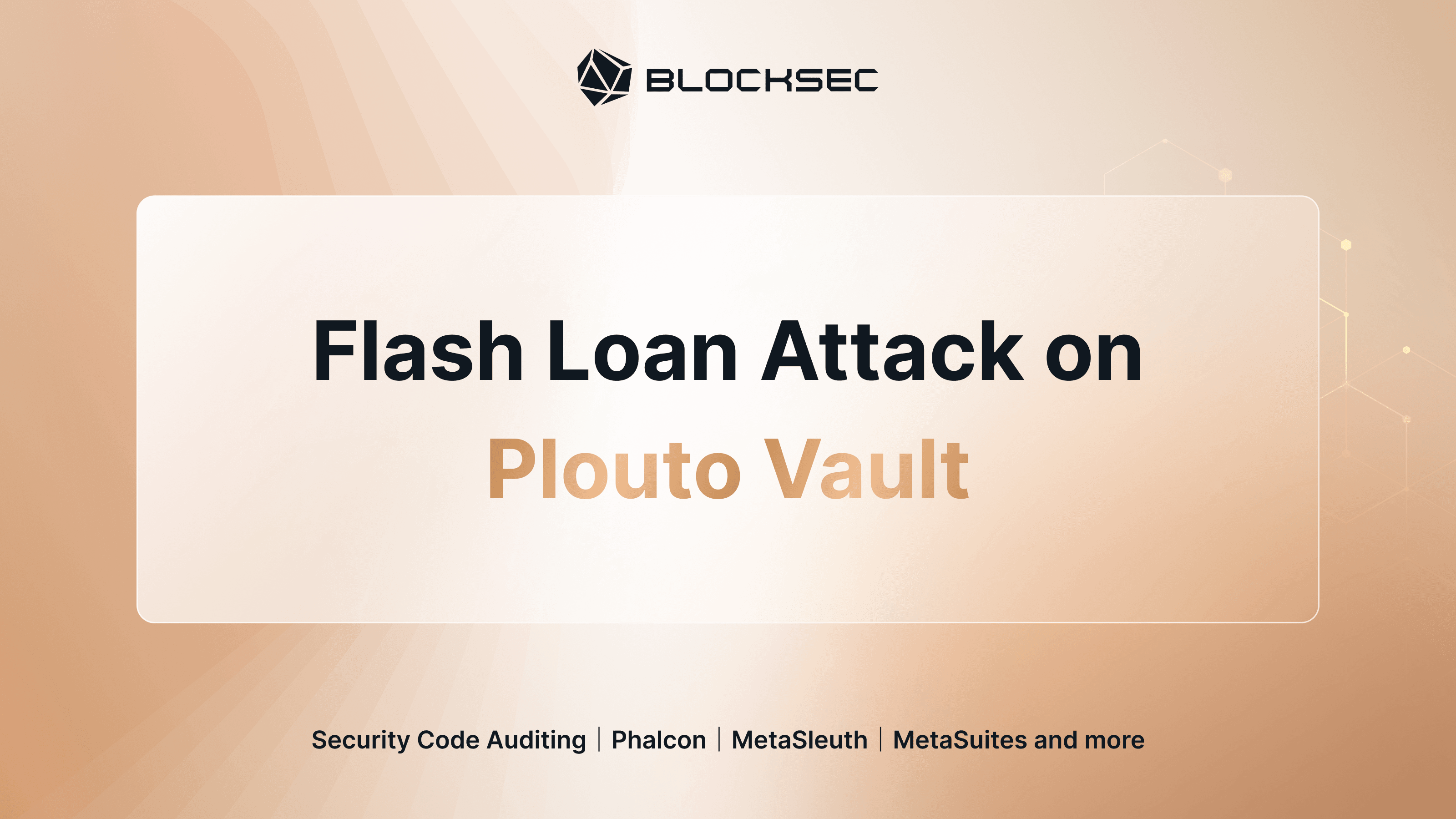Flash Loan Attack on Plouto Vault - BlockSec Blog