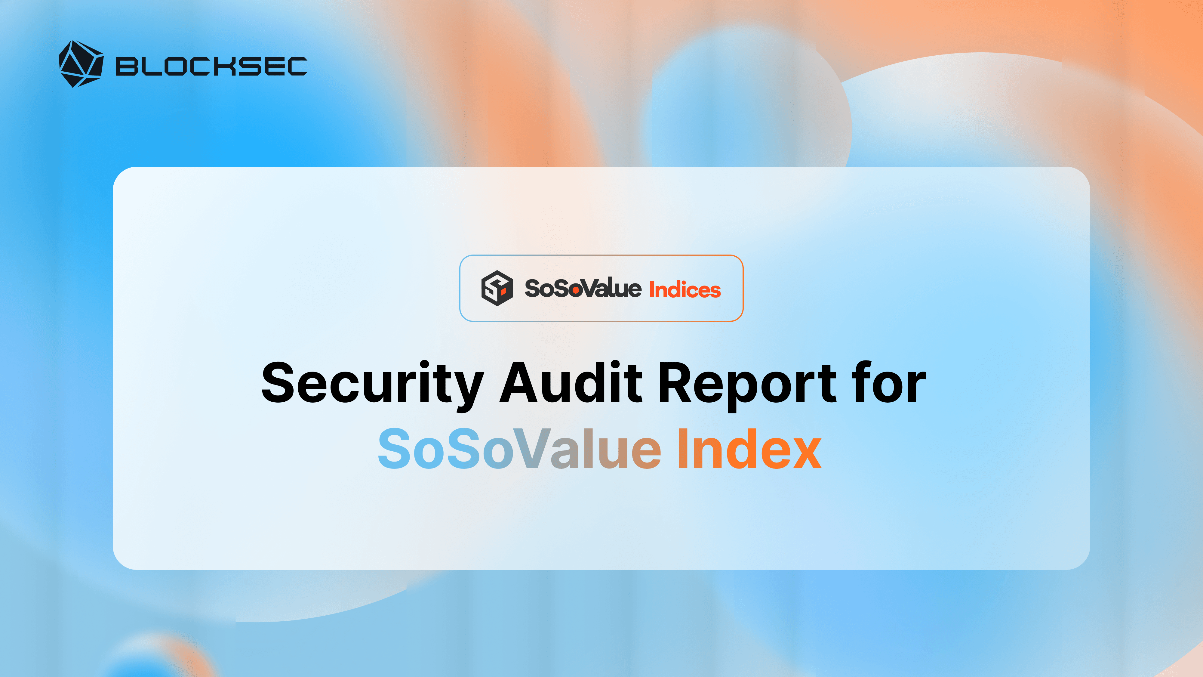 Security Audit Report for SoSoValue Index - BlockSec