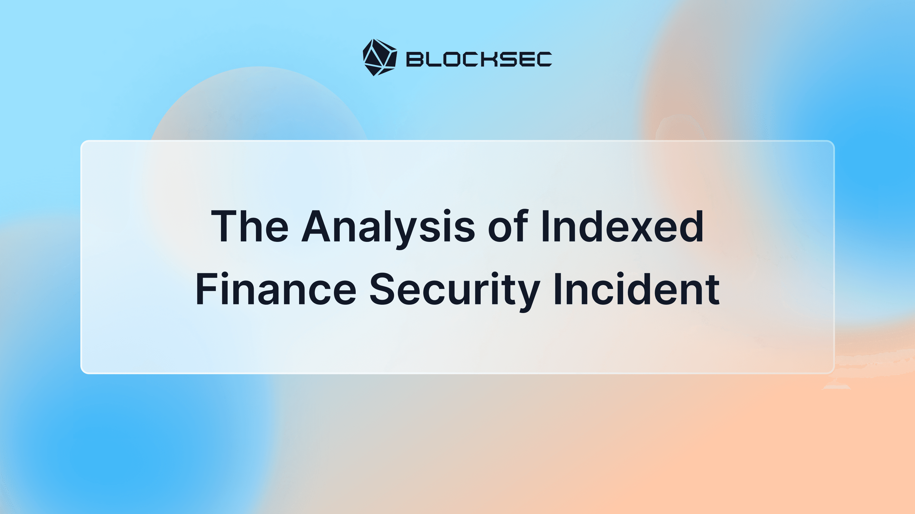 The Analysis Of Indexed Finance Security Incident Blocksec Blog 